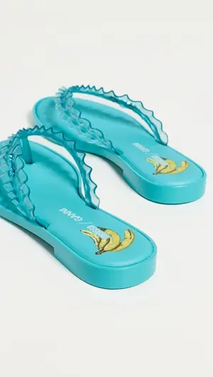 Melissa X Ganni Jelly Flip Flops
