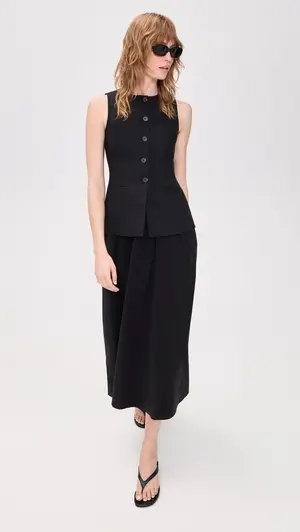 ALIGNE Harley Midi Dress - Black