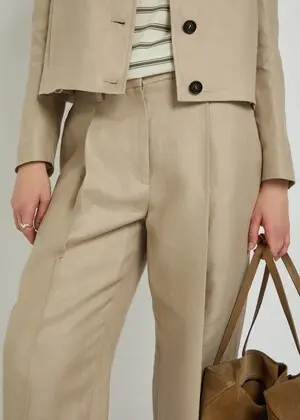 Brunello Cucinelli Straight-leg Linen Trousers