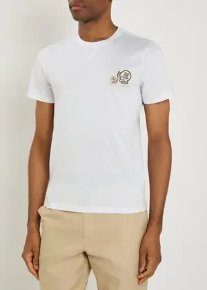Moncler Logo-appliquéd Cotton T-shirt