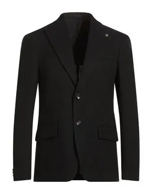 OFFICINA36 Blazer Size Virgin Wool, Polyester, Cotton