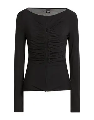 Pinko Modal Stretch Boatneck Long Sleeve Top