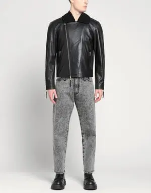 Bolongaro Trevor Wesley Sheepskin Biker Jacket
