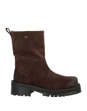 DIESEL® Chocolate Leather Ankle Boots