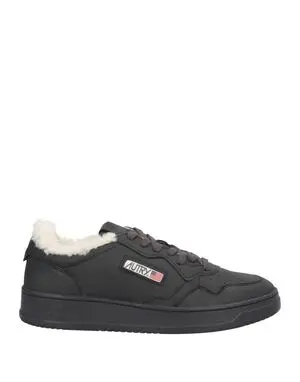 AUTRY Low-top Sneakers In Goat Skin With Shearling Lining