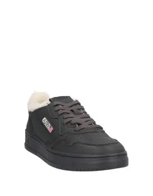 AUTRY Low-top Sneakers In Goat Skin With Shearling Lining