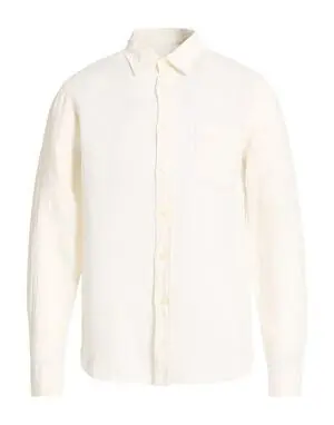 120% Lino Shirt Size Linen - White