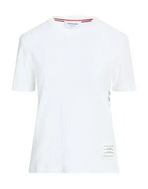 Thom Browne Ribbed Crewneck Short Sleeve Sweater