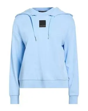 Armani Exchange Cotton Fleece Sweatshirt Azure