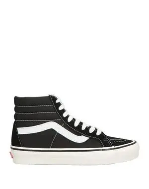 VANS Leather And Textile Fiber Sneakers - Black