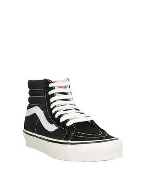 VANS Leather And Textile Fiber Sneakers - Black