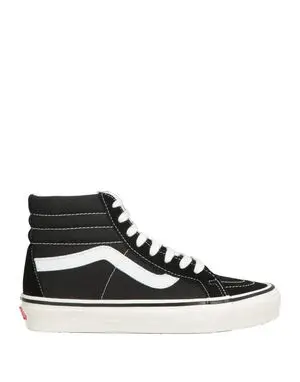 VANS Leather And Textile Fiber Sneakers - Black
