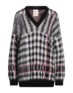 SEMICOUTURE Houndstooth Jacquard-knit Sweater