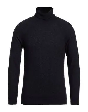MOORER Turtleneck Knit Top - Blue