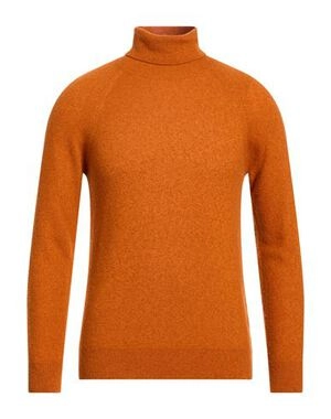 MOORER Turtleneck Knit Top - Orange