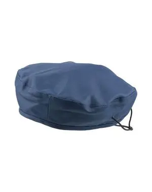 Marni Beret With Embroidered Logo - Navy