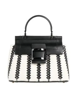 ROGER VIVIER Textile Fibers Flap Bag