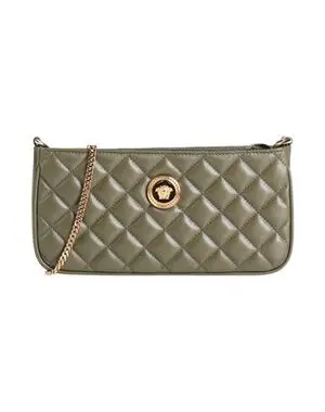 Versace Quilted Lambskin Crossbody Bag - Military Green