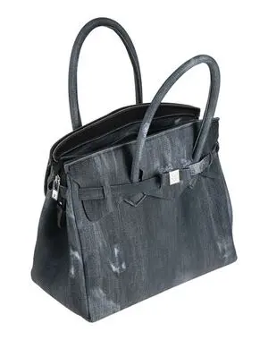 Save My Bag Two-tone Tote Bag With Bow Detail