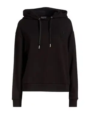 Armani Exchange Cotton-blend Lightweight Knit Sweatshirt - Black