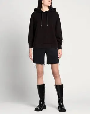 Armani Exchange Cotton-blend Lightweight Knit Sweatshirt - Black
