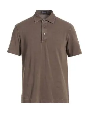 DRUMOHR Polo Shirt Size Cotton - Brown