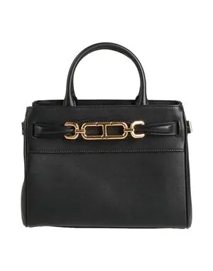 TOM FORD Calfskin Leather Tote Handbag - Black