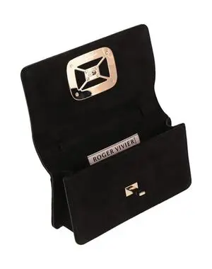 ROGER VIVIER Cross-body Bag With Appliqués - Black