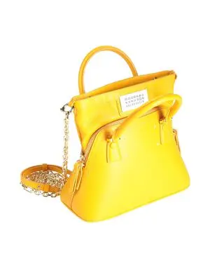 MAISON MARGIELA Leather Tote - Yellow