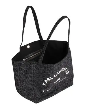Karl Lagerfeld Organic Cotton Canvas Shopper Bag