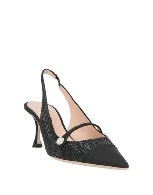 N°21 Slingback Pumps With Appliqués And Crystals