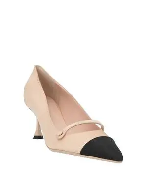 N°21 Two-tone Satin Pumps With Kitten Heel - Pink
