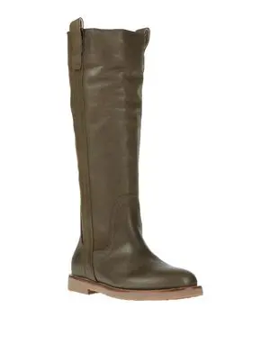 INUOVO Military Leather Knee-high Boots