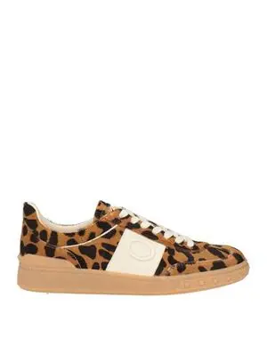 Valentino Garavani Low-top Leopard Print Calf Hair Sneakers