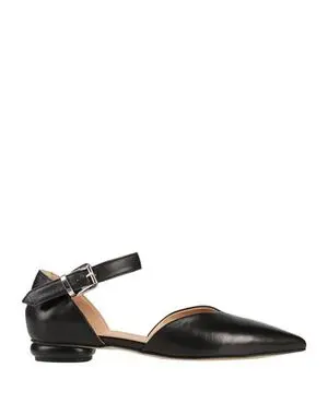 CAFÈNOIR D'orsay Leather Ballet Flats