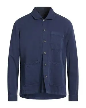 HACKETT Shirt Size Cotton, Linen, Lyocell - Blue