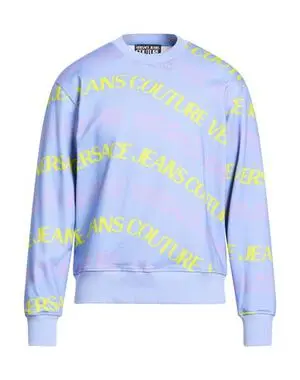 Versace Logo-print French Terry Sweatshirt - Blue
