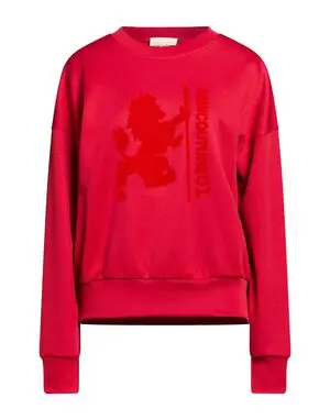 SEMICOUTURE Crewneck Flocked Logo Sweatshirt