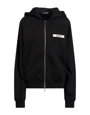 Jacquemus Cotton Sweatshirt - Black