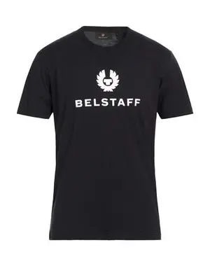Belstaff Man T-shirt White Size Xl Cotton Black