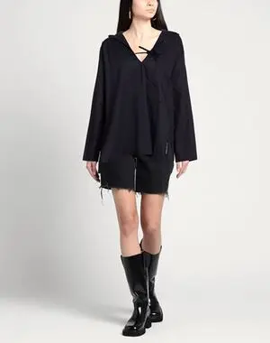 Y'S YOHJI YAMAMOTO Twill Top With Embroidered Logo
