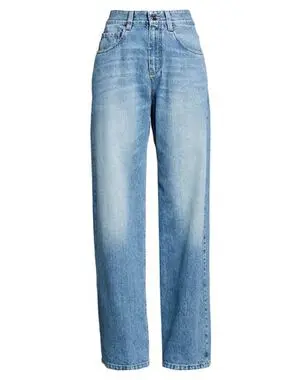 Brunello Cucinelli Wide-leg Cotton Jeans