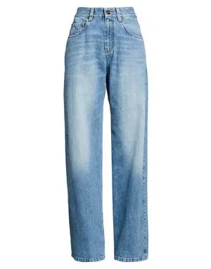 Brunello Cucinelli Wide-leg Cotton Jeans