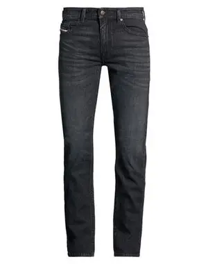 DIESEL® Straight Leg Jeans With Colored Wash - Black