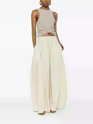 JUCCA Pleated Maxi Skirt