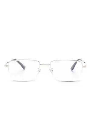 Cartier Rectangle-frame Eyeglasses - Silver