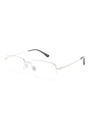 Cartier Rectangle-frame Eyeglasses - Silver
