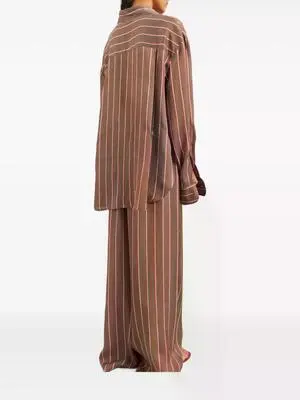 THE FRANKIE SHOP Striped Buttoned Shirt