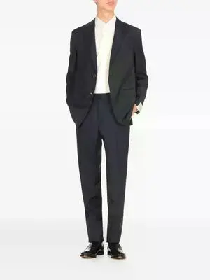 Caruso Wool Suit - Black