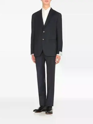 Caruso Wool Suit - Black